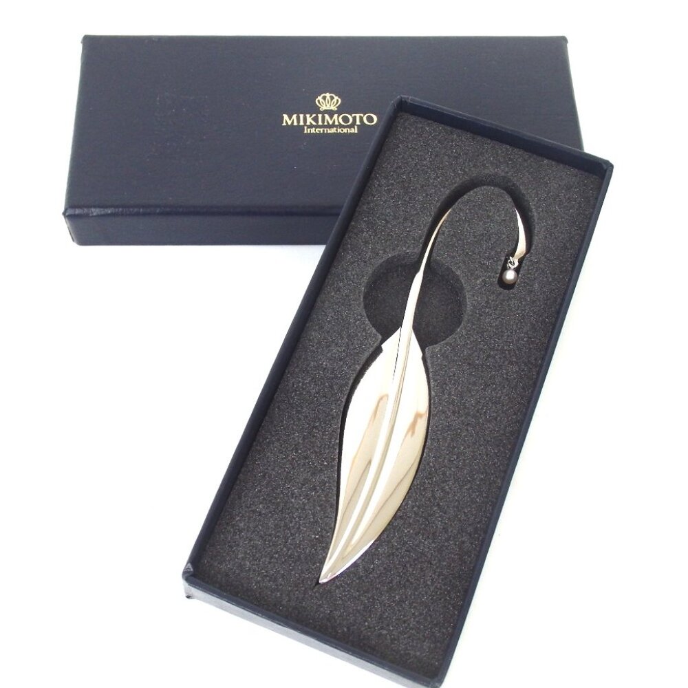 Authentic Mikimoto Bookmark Metal [Unused] - Gem